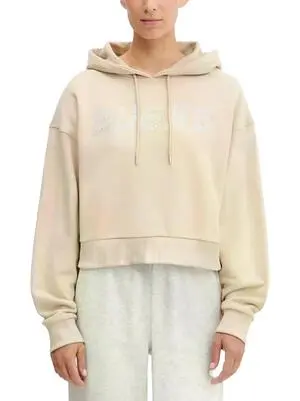 Guess Cotton Logo Hoodie - Neutrals