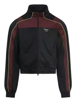 Martine Rose Shrunken Zip-up Track Jacket - Black