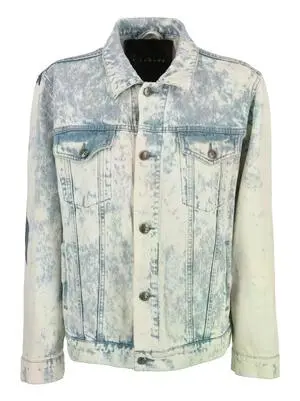 JOHN RICHMOND John Richmond Vintage Distressed Flag Print Jacket