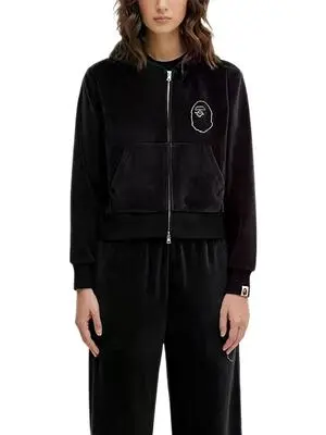 A BATHING APE Logo-embellished Hoodie - Black