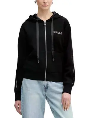 Guess Zip-up Hoodie - Black