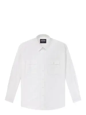 FRIZMWORKS Typewriter Cotton Shirt - Neutrals