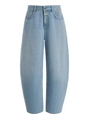 CLOSED CLOSED Jazzie Rigid Barrel-Leg Jeans
