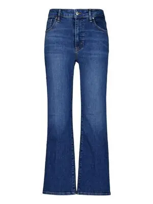 FRAME Foxley Super The Reboot Crop Bootcut Jeans - Blue