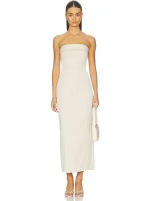 ALL THE WAYS Zyaire Strapless Maxi Dress - Neutral