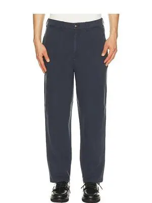 Barbour Cotton Linen Relaxed Trousers - Blue