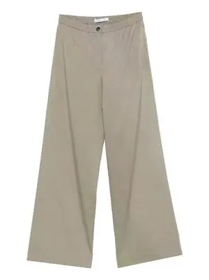 SAMSOE SAMSOE Elastic-waistband Trousers - Neutrals