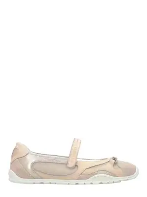 Pinko Logo Detail Touch-strap Ballerina Sneakers - Pink