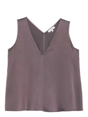 Antonelli Firenze V-neck Sleeveless Top - Purple