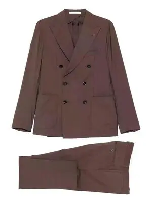 Tagliatore Double-breasted Suit - Brown