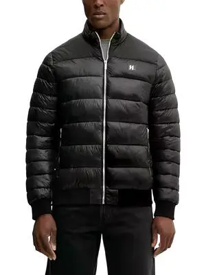 Karl Lagerfeld Quilted Zipped Jacket - Black