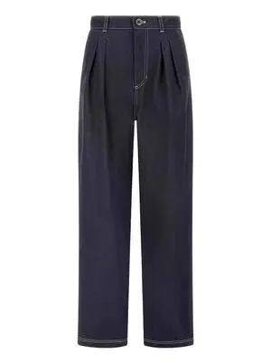 Herno Pleated Trousers - Blue