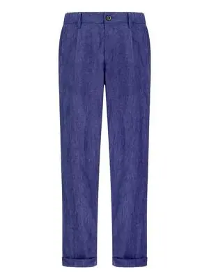 Herno Elasticated Waistband Trousers - Blue