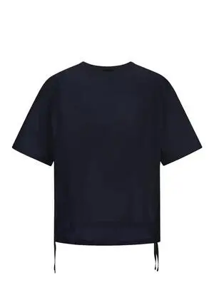 Herno Drawstring Hem T-shirt - Black
