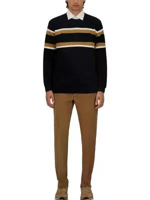 Herno Striped Sweatshirt - Blue