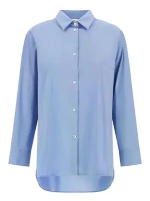 Herno Long-sleeved Poplin Shirt - Blue