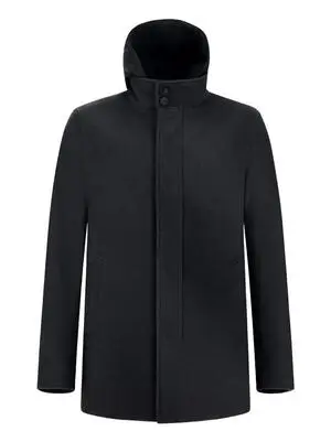 Herno Hooded Trench Coat - Blue