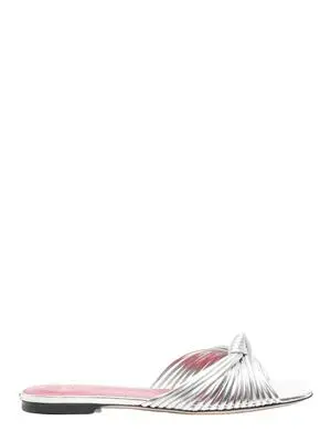 Valentino Garavani Knotted Sandals - Silver