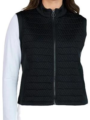 SOFIBELLA Staples Golf Vest Black