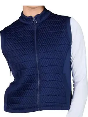 SOFIBELLA Staples Golf Vest - Navy