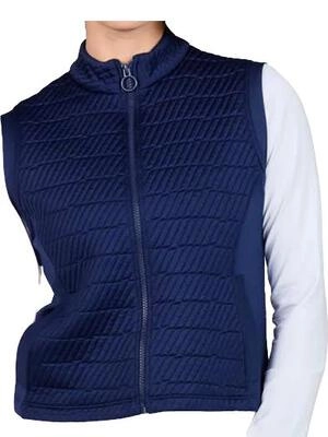 SOFIBELLA Staples Golf Vest Navy