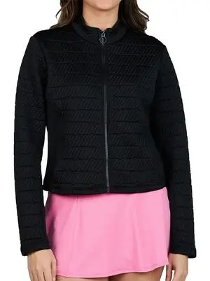SOFIBELLA Staples Golf Jacket - Black