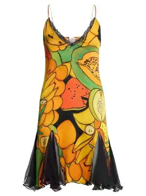 DONDE ESTEBAN Frutas Mini Dress Orange