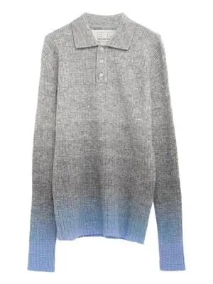 ERL Ribbed Polo Shirt - Grey