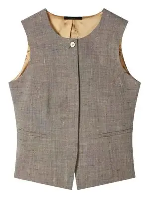 Paul Smith Buttoned Top - Brown