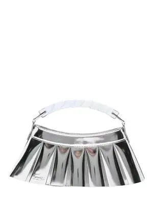 Lacoste H Lenglen Pleated Tote Bag - Silver