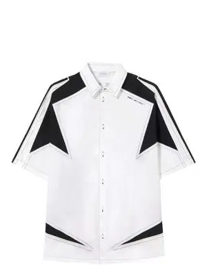 Off-White Race-logo Bowling Shirt - White