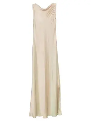 Antonelli Firenze Mara Cowl-neck Dress - Neutrals