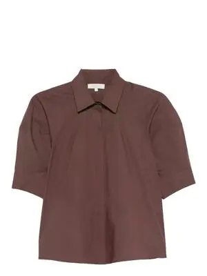 Antonelli Firenze Point-Collar Shirt Brown
