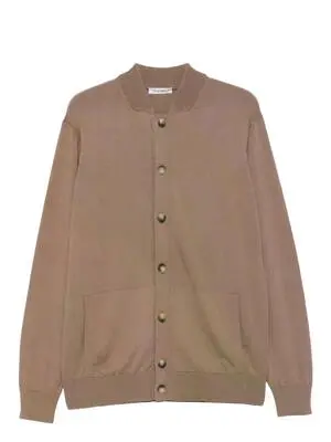 KANGRA Kangaroo-pocket Cardigan - Brown