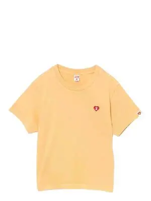 AAPE BY *A BATHING APE Heart-Logo T-Shirt Orange