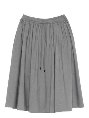 MAX MARA Gathered Drawstring Skirt