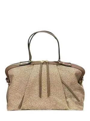 Borbonese Frame Printed Tote Bag - Neutrals