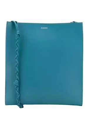 JIL SANDER Braided Shoulder Bag Blue
