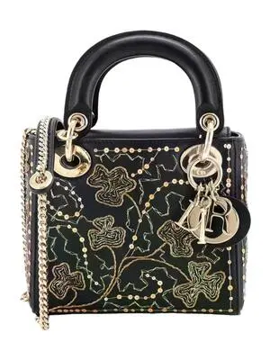 Dior Lady Mini Satchel - Black
