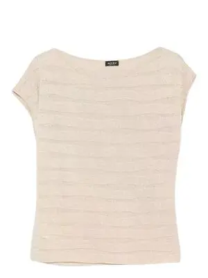 NEERA Ribbed Top - Gold