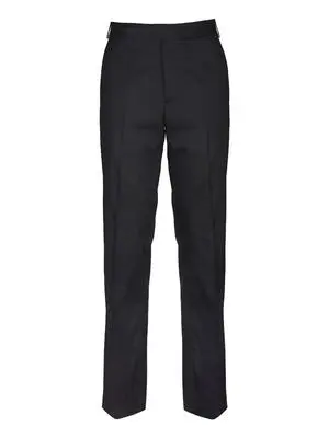 LARDINI Pleated Trousers - Black