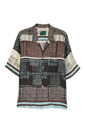 THE SHIRT Patterned T-shirt - Brown