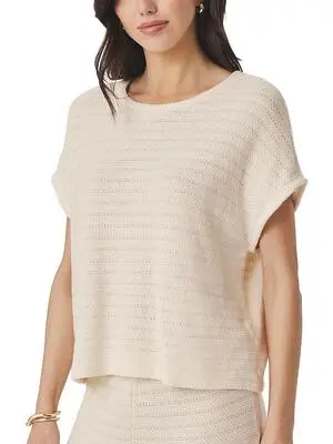 Splendid Marisol Short Sleeve Top - Shell