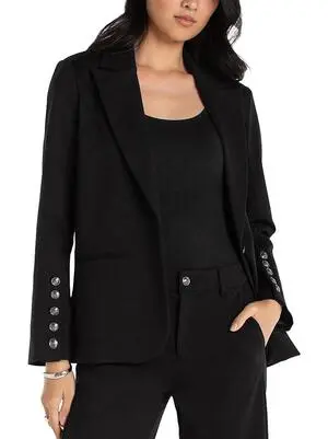 LIVERPOOL Button Detailed Blazer - Black