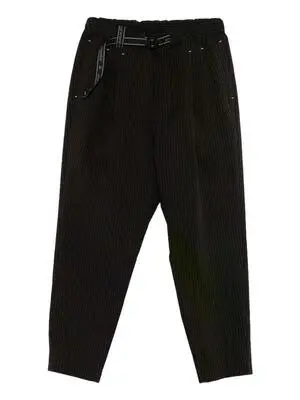 AND WANDER Striped Trousers - Brown