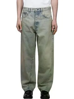 SUNFLOWER Wide Twist Jeans - Blue