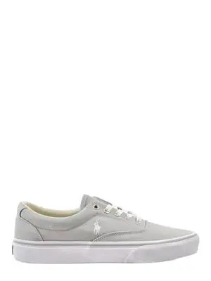 Polo Ralph Lauren Keaton Logo Detail Lace Up Sneakers - Grey