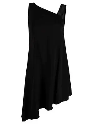 Just Cavalli Asymmetric Mini Dress - Black