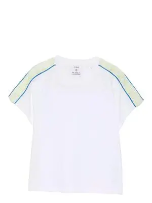 Casablanca Shoulder Tape T-shirt - White