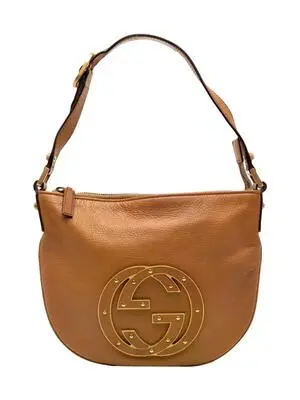 Gucci 2000-2015 Small Leather Blondie Hobo Bag - Brown